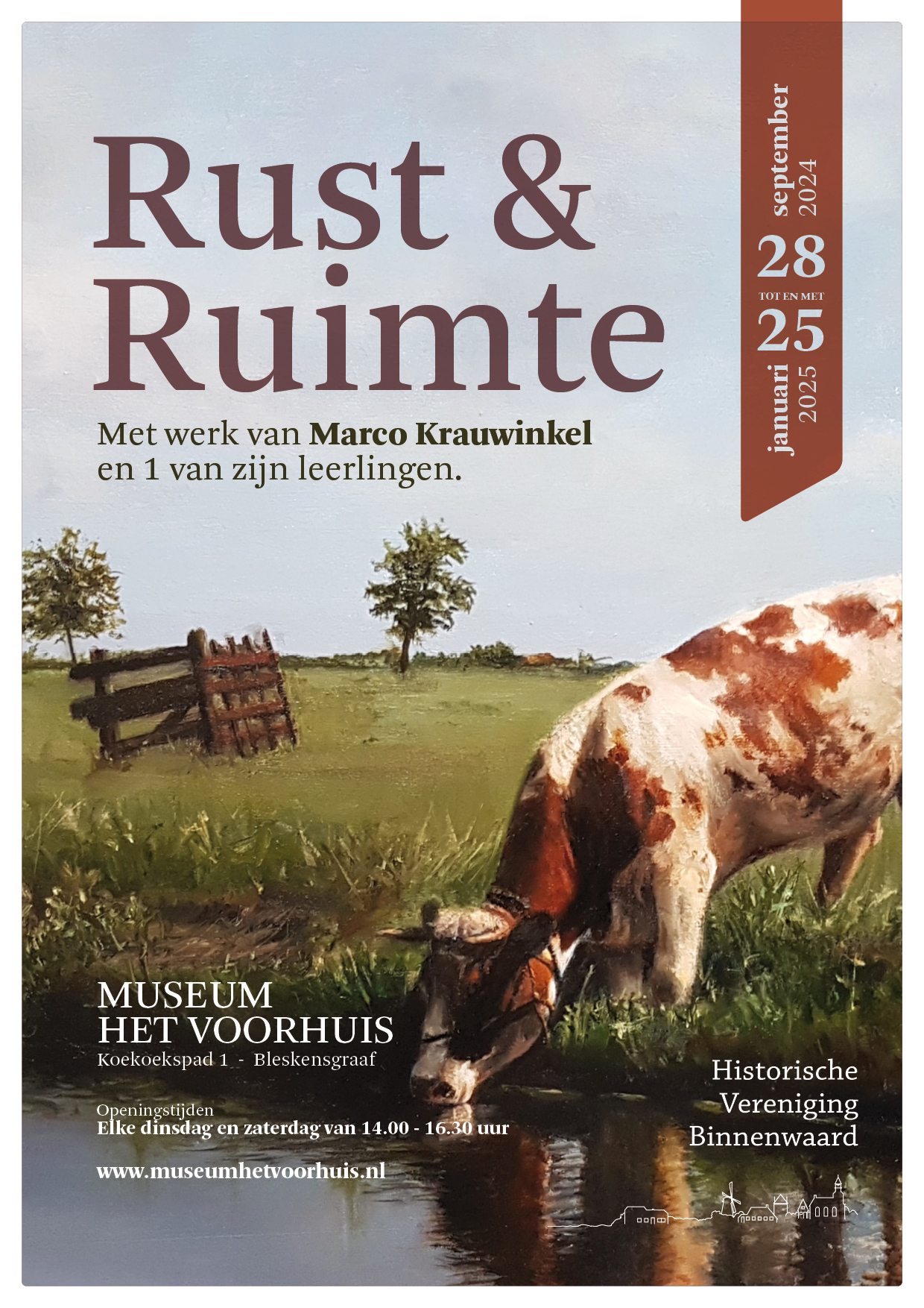 Nieuwe expositie Rust en Ruimte – Museum Het Voorhuis